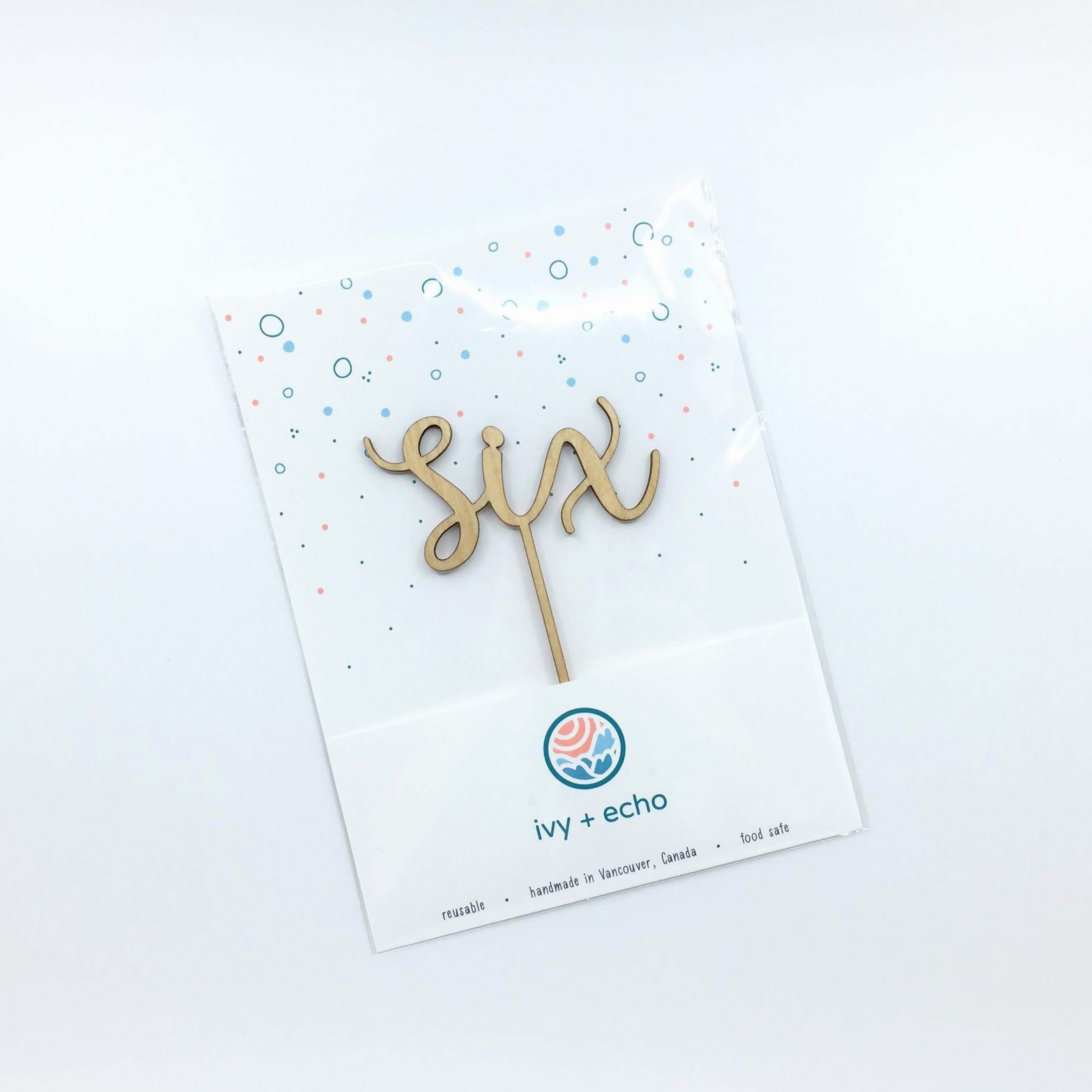 Six Cake Topper Number 6 Cake Topper Cake Topper 6 Cake - Etsy