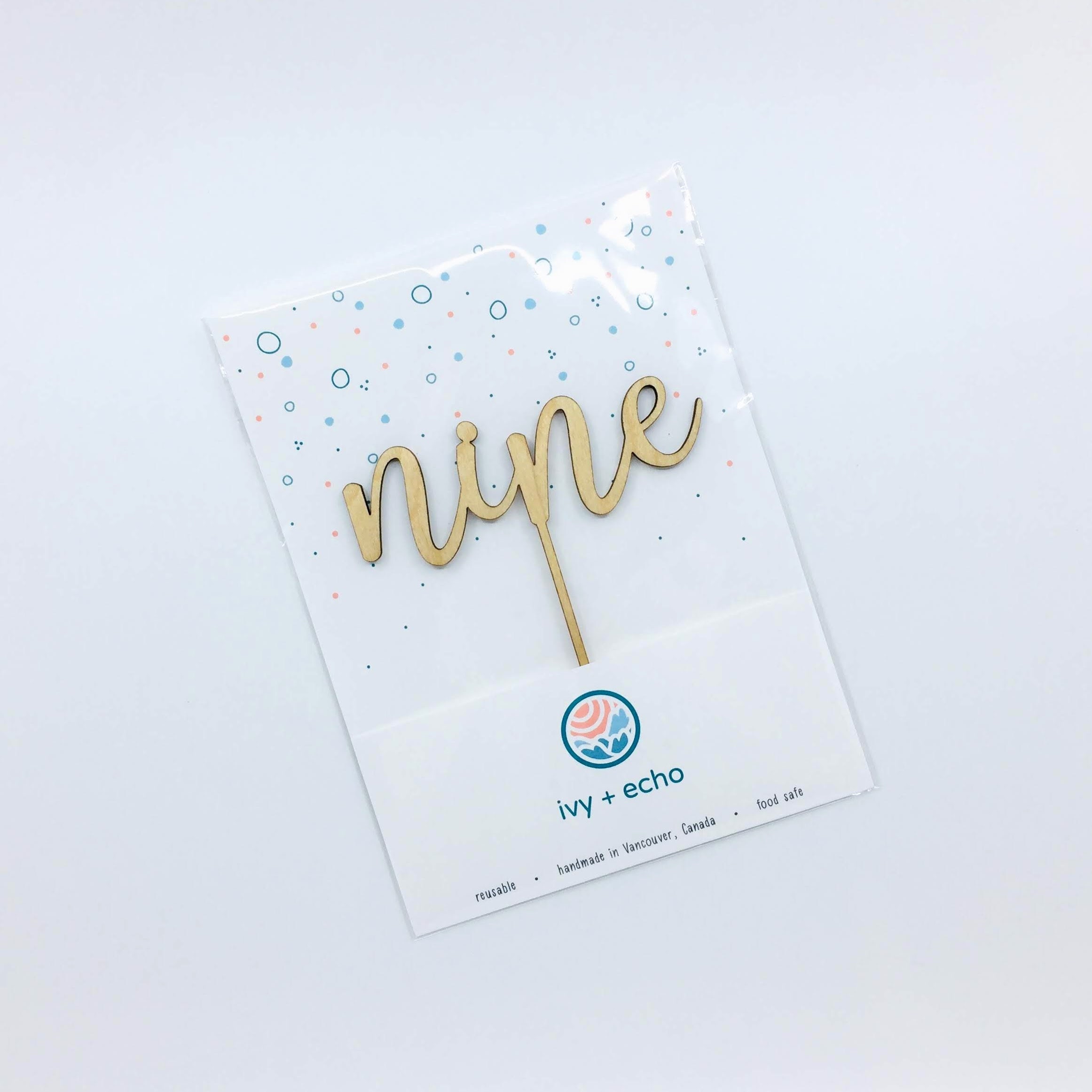 Number 9 Cake Spike Nine Cake Topper Cake Topper 9 Cake | Etsy