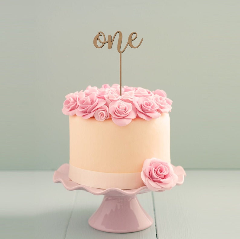 One Cake Topper 1 Cake Topper Smash Cake Topper First Etsy