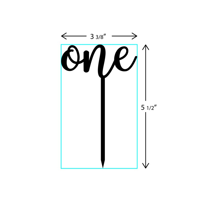 Number One Cake Topper | Etsy