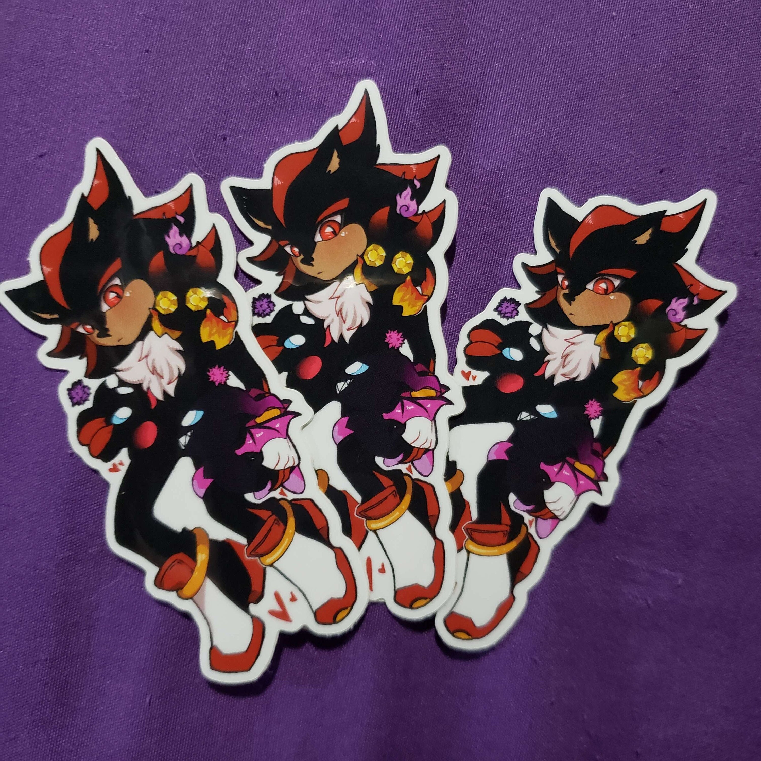 Shadow the Hedgehog Sticker - Etsy