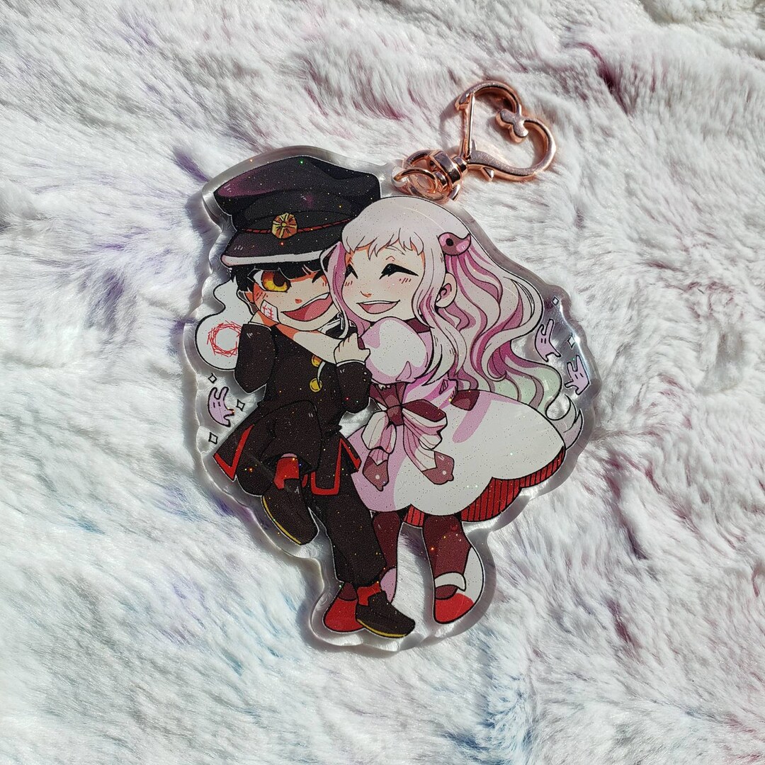 Hanako Nene Epoxy Glitter Acrylic Charm - Etsy