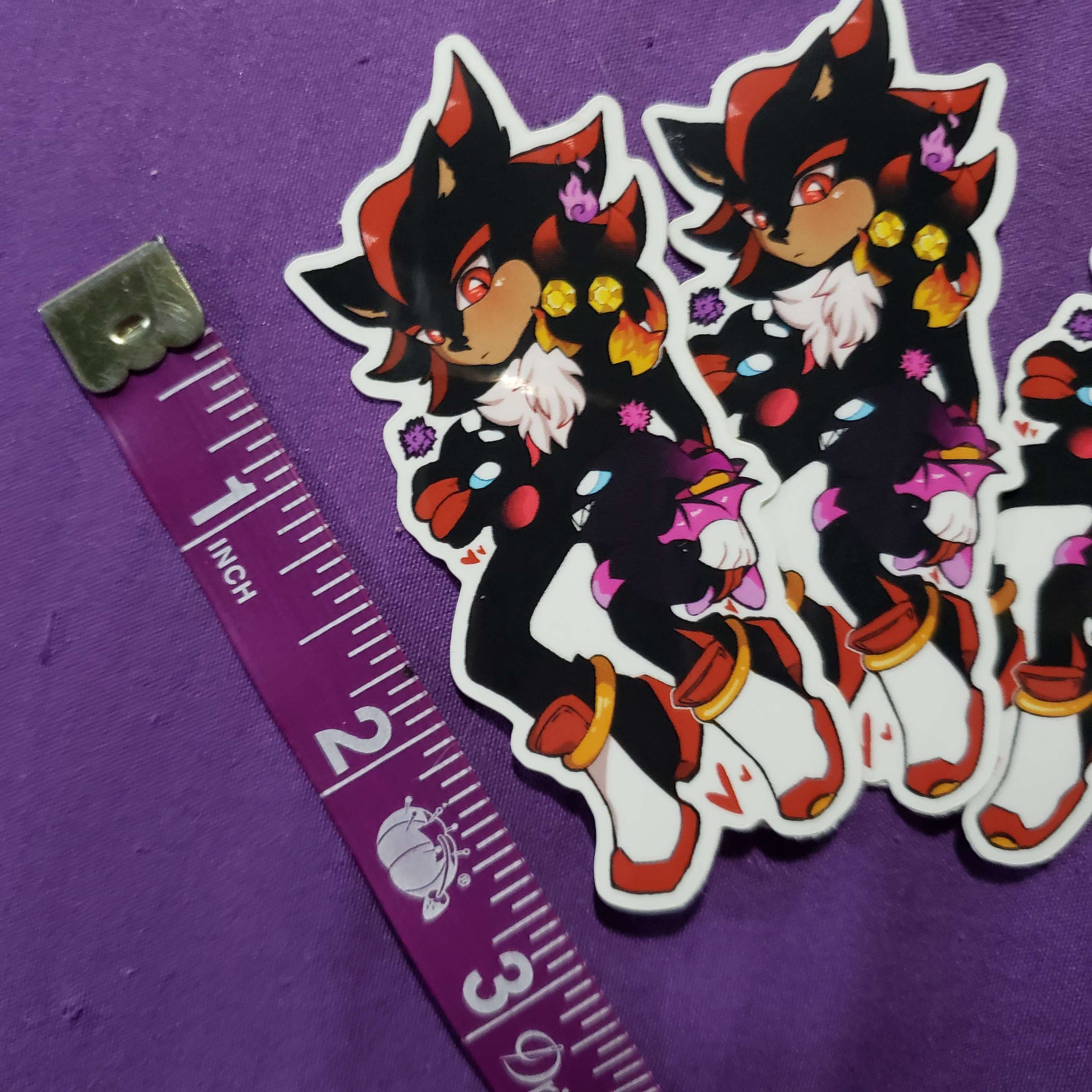 Shadow the Hedgehog Sticker - Etsy