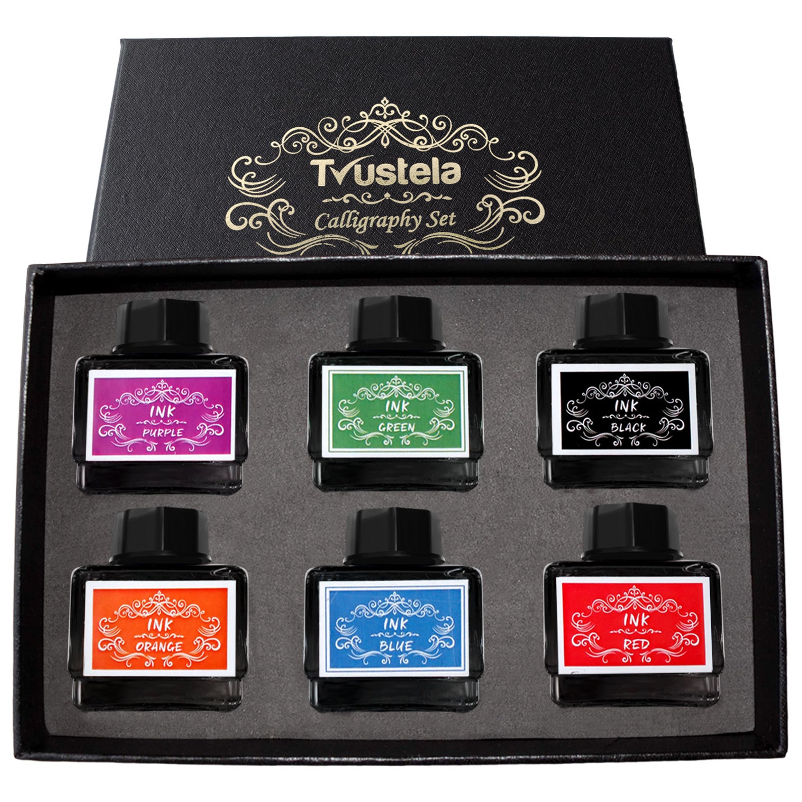 Calligraphy Ink Set Calligraphy Pen Set Ink Dip Pen Ink - Etsy