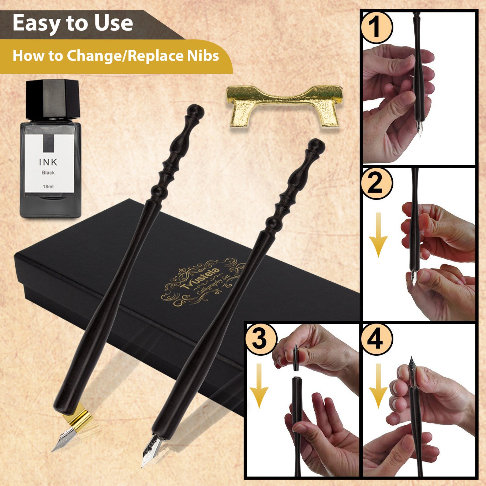 Calligraphy Set for Beginners, Calligraphy Pen Set, Calligraphy Kit ...