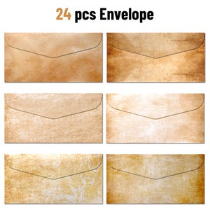 Vintage Writing Paper and Envelopes With Antique Style Aged Stationery ...