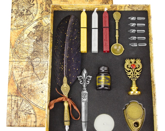 Calligraphy Pen Set, Quill and Ink Set, Calligraphy Set for Beginners ...