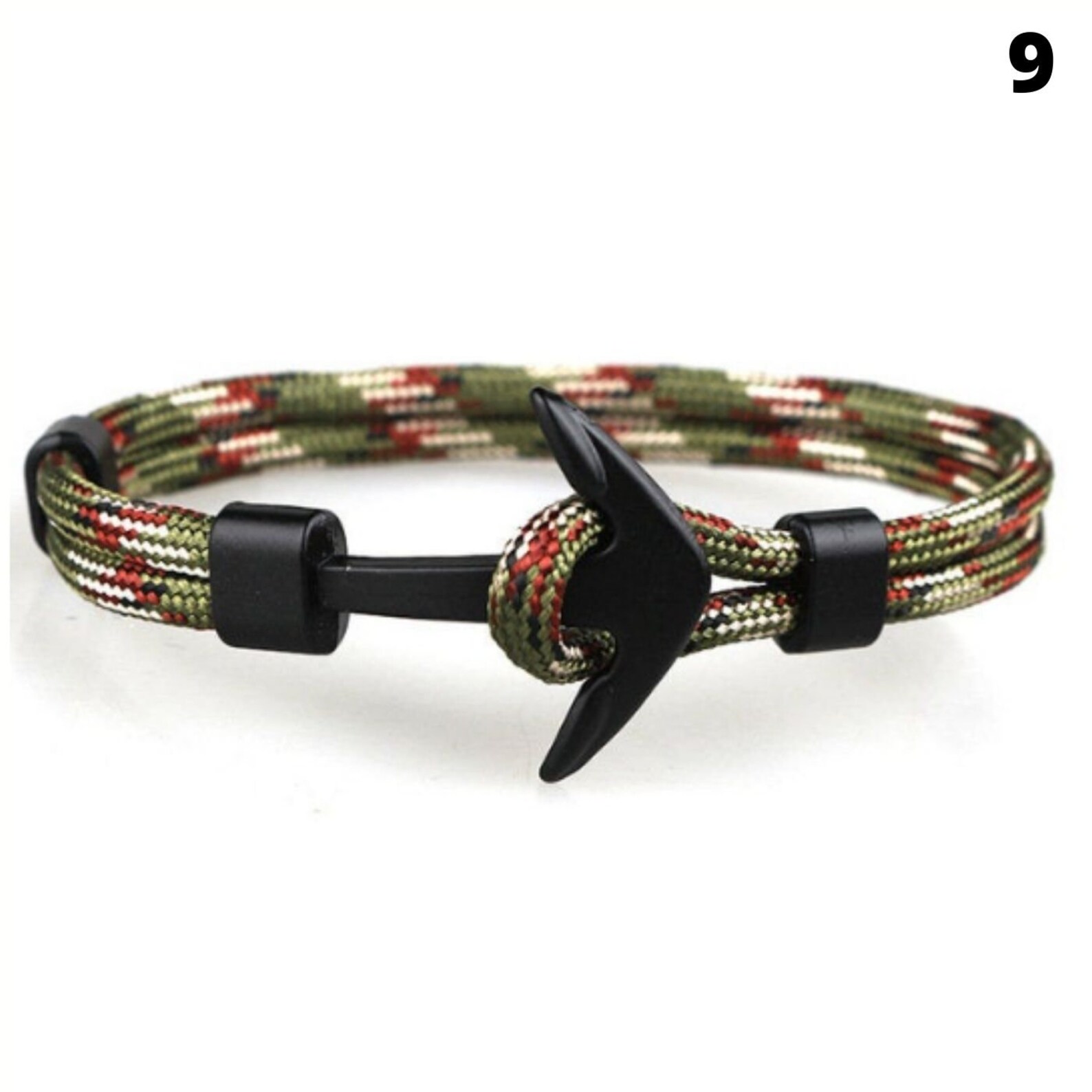 Anchor Bracelet Nautical Bracelet Mens Bracelet Leather | Etsy