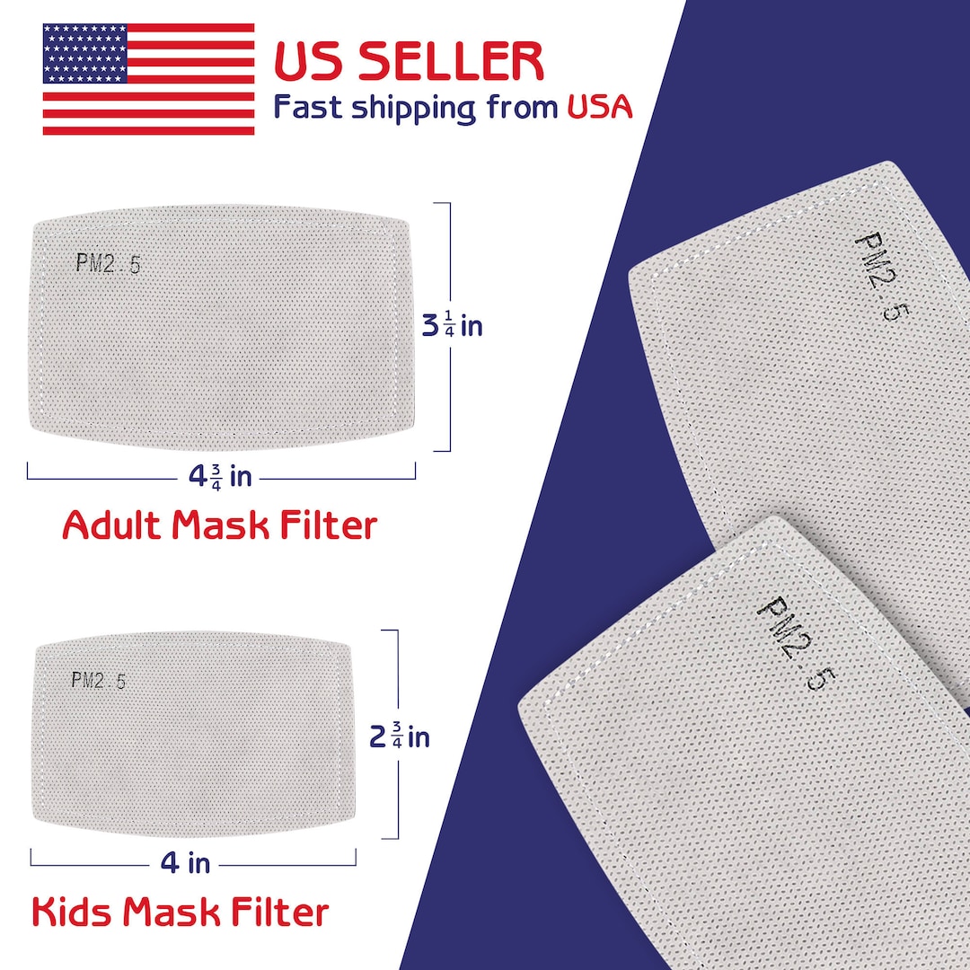 Mask Filter Insert, Face Mask Insert, Carbon Filter, Face Mask Filter ...