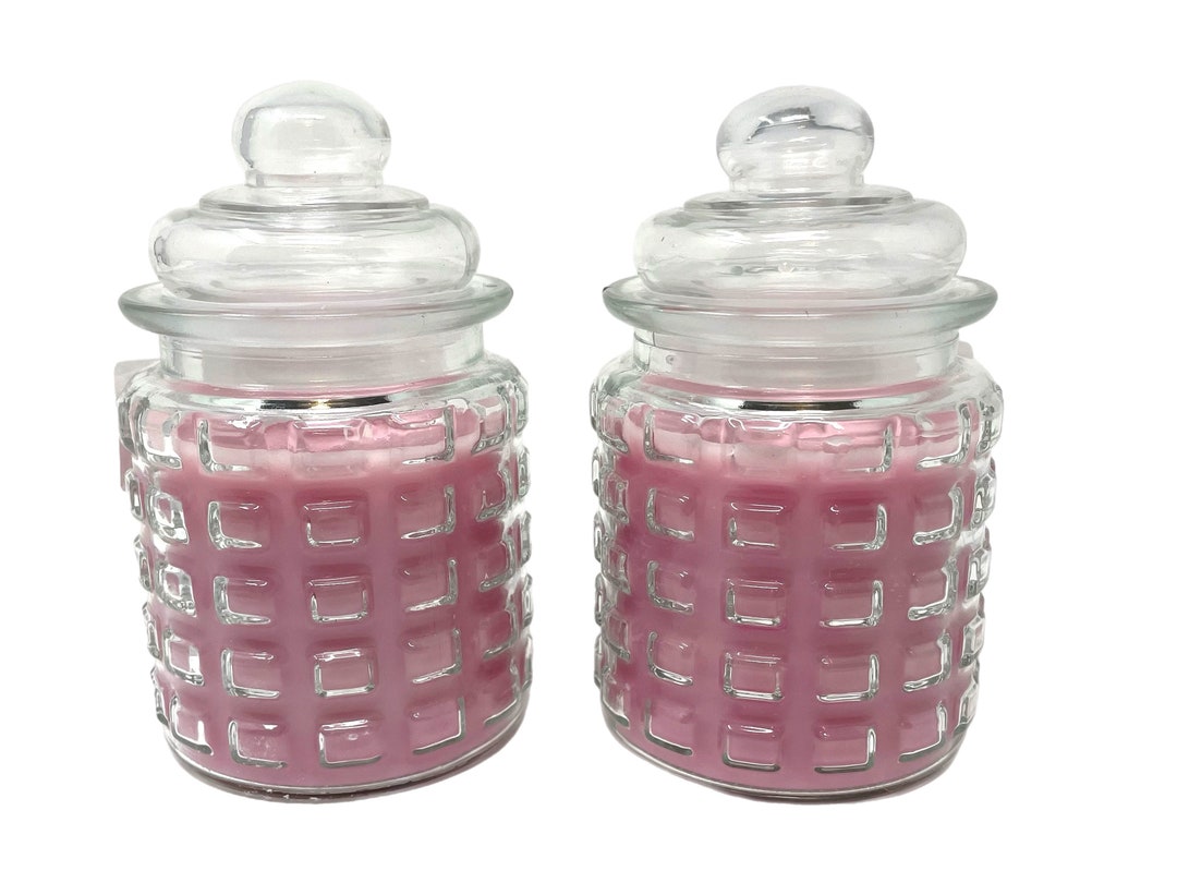 Handmade Glass Jar Candle With Lid - Etsy