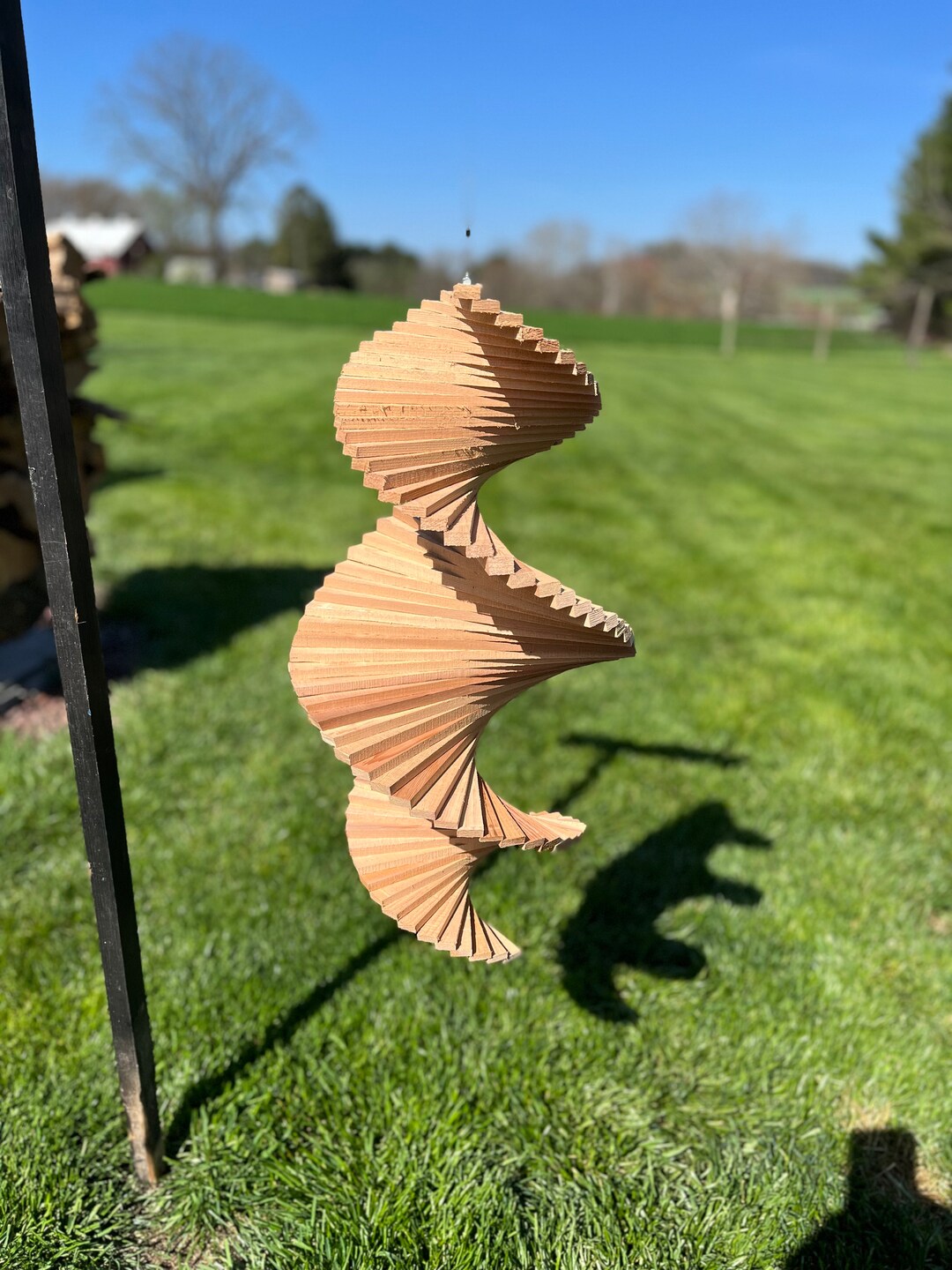 AA-2412 Cedar Wind Spinner: A Touch of Charm for Your Outdoor Space - Etsy