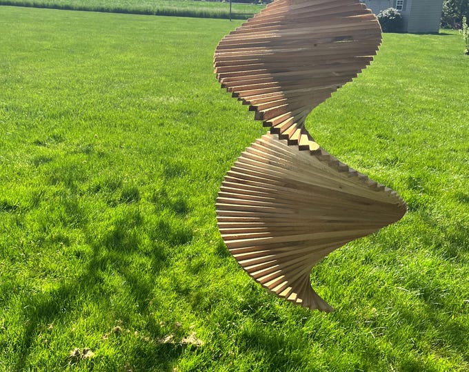 AA-3421 Simple 34 X 21" Cedar Wind Spiral! A BIGGER Time Spiral, Wind ...