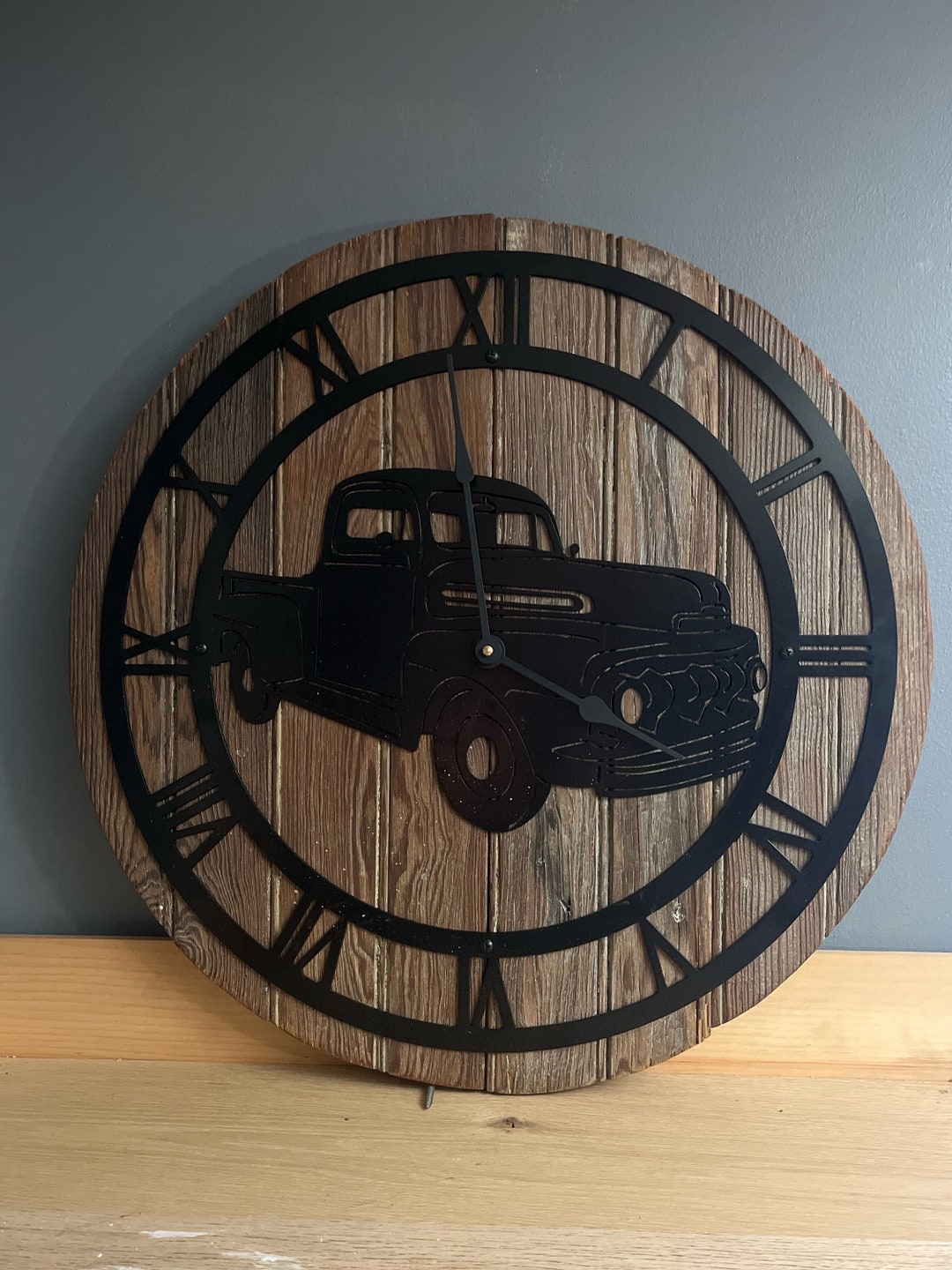 JKK-21A Barnwood Clock - Etsy