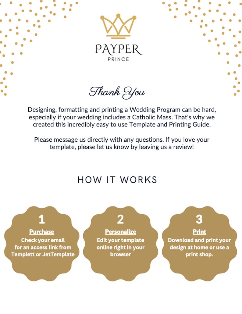 Catholic Wedding Program; Wedding Program Booklet; Christian Wedding ...