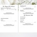 Catholic Wedding Program (full Mass); Wedding Program Template; Wedding ...