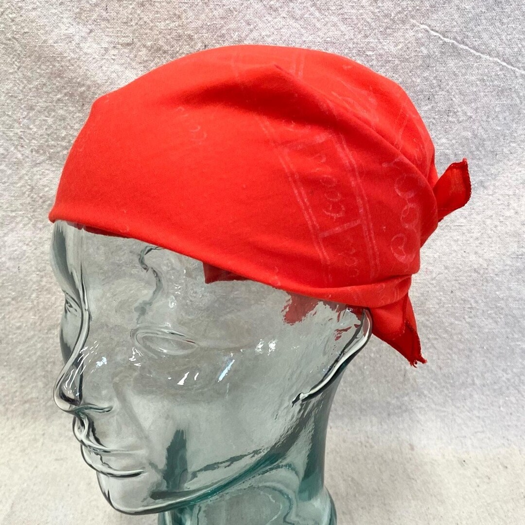 Vintage 1982 Coors Red 21 Square Scarf/bandana/head Wrap - Etsy