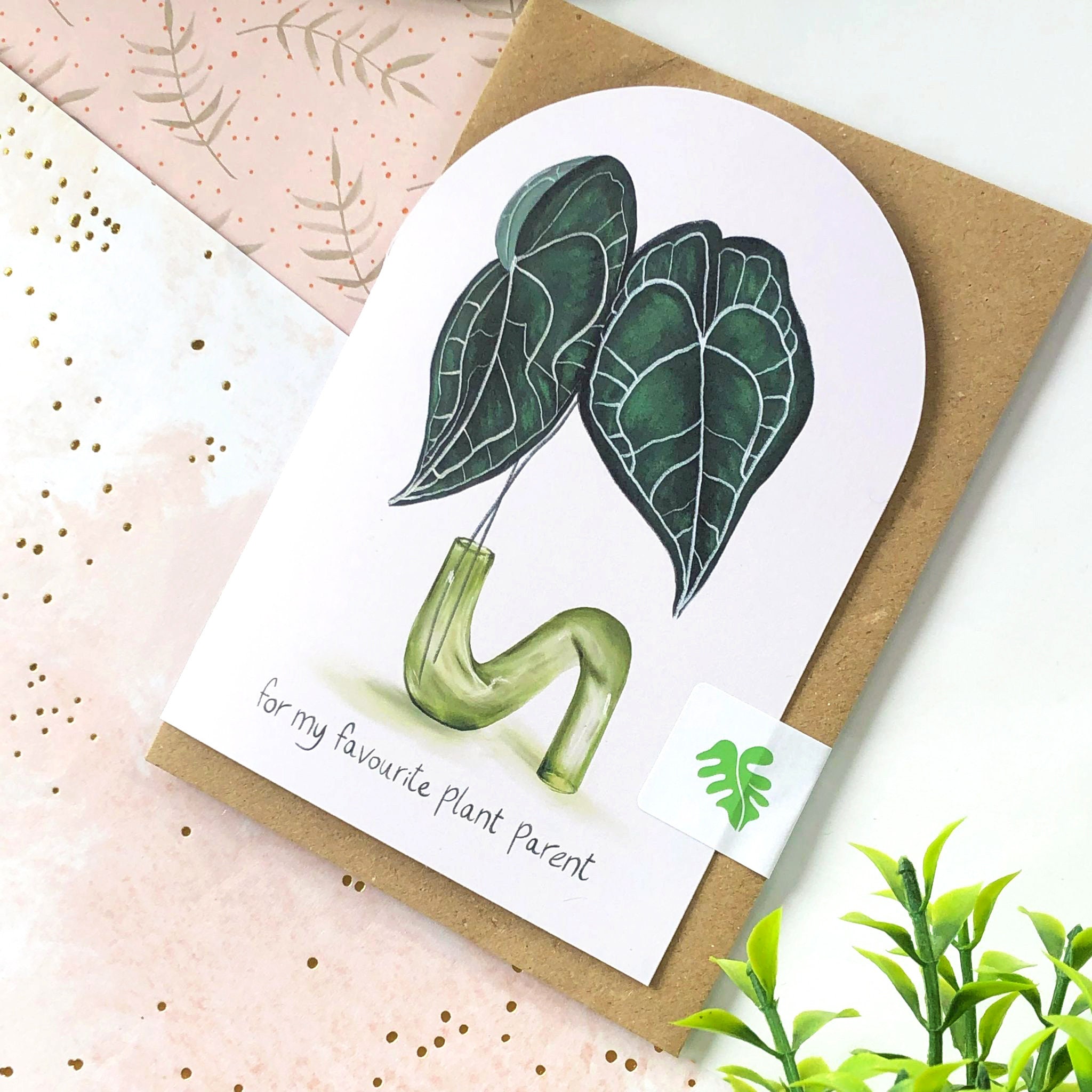 Set of 6 Houseplant Greeting Cards, Plant Mum, Plant Dad, Plant Parent ...