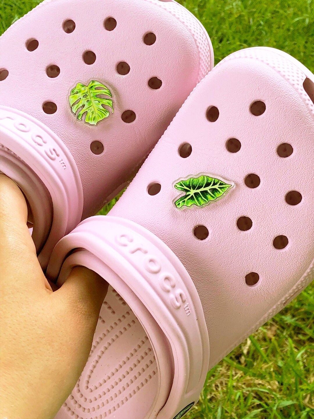Houseplant Leaf Croc Charms Clog Shoe Charms Shoe Jewellery - Etsy