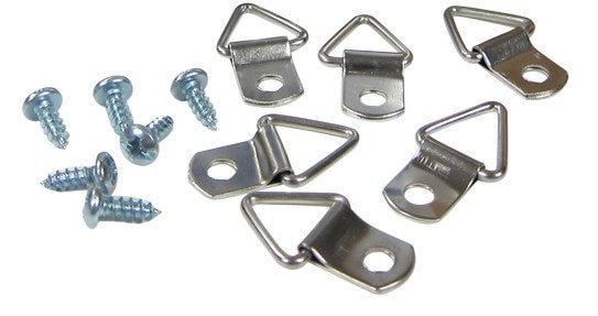 Frame Triangle Ring Hanger Small D-ring Picture Hanger With Screws 100 ...