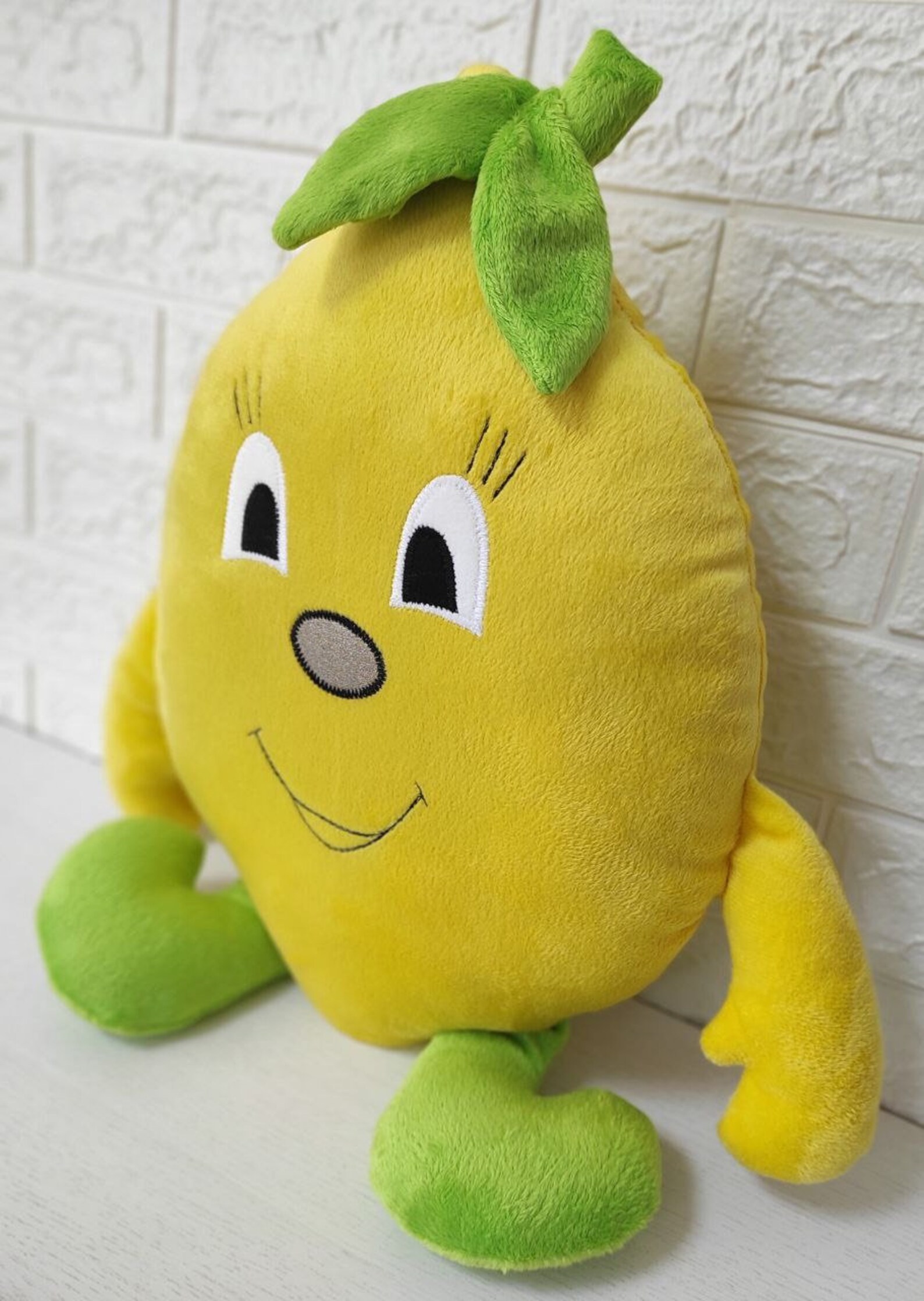 Lemon shaped pillow toy Pillow toy for kids Lemon Stuffed | Etsy