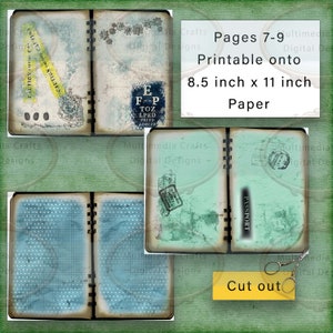 Secret Agent Journal Ephemera Kit, Vintage Mystery Theme (digital ...