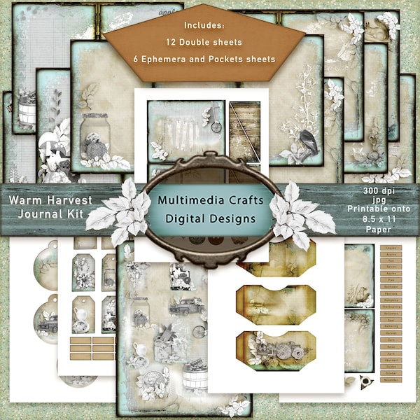 Digital Journal Kit - Etsy