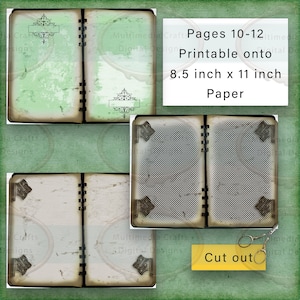 Secret Agent Journal Ephemera Kit, Vintage Mystery Theme (digital ...