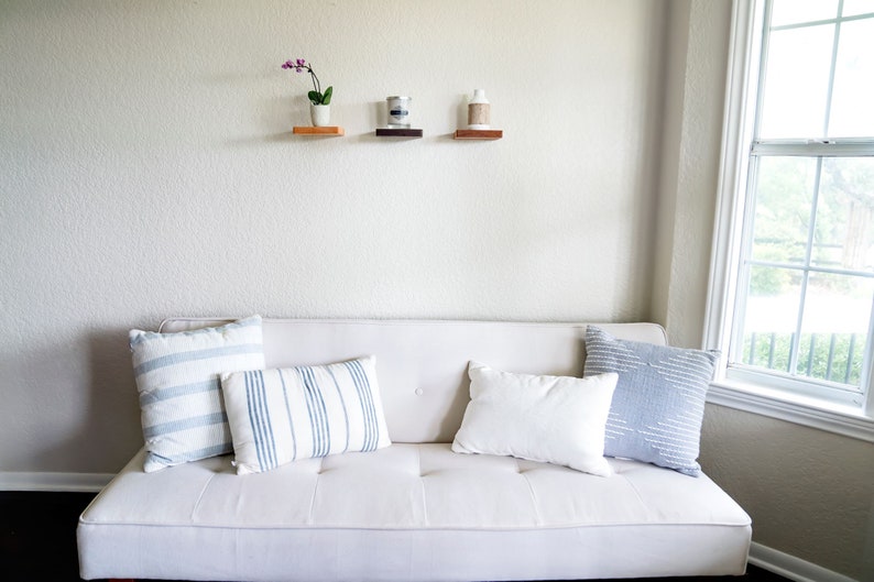 Floating Shelf Wood Floating Shelf Square Wood Shelf - Etsy