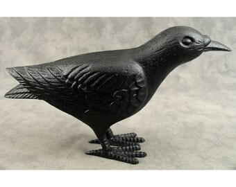 Cast Iron Crow - Etsy
