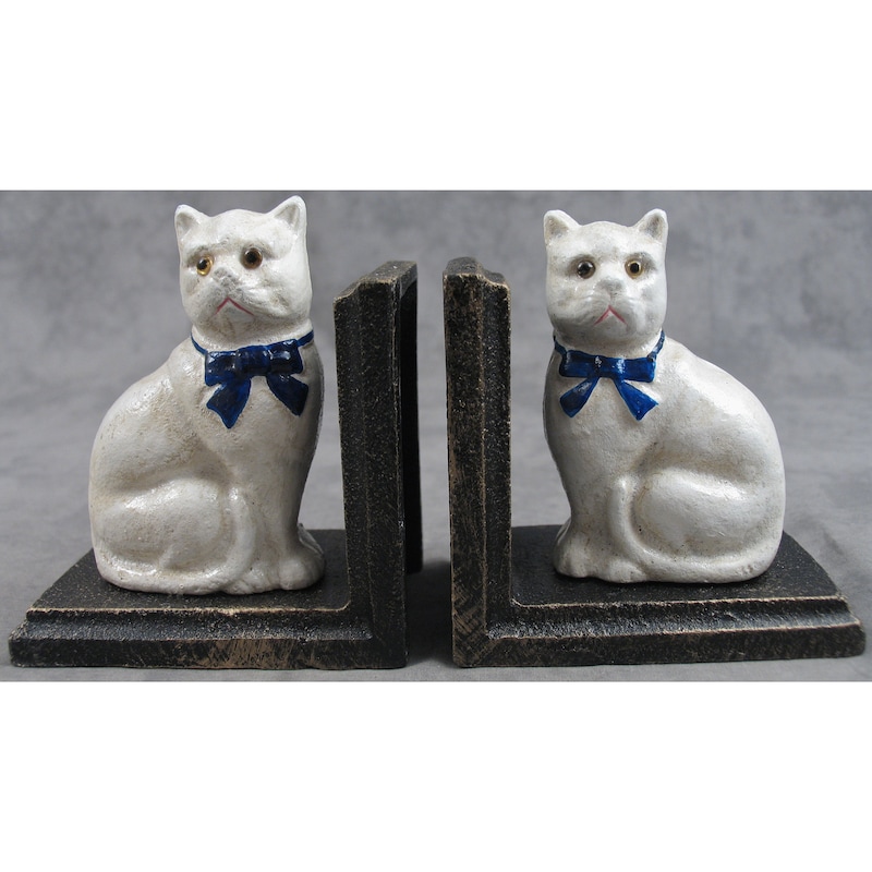 Cat Bookends - Etsy