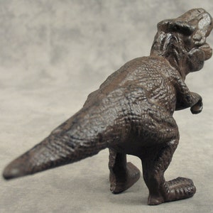 TYRANNOSAURUS DINOSAUR Cast Iron STATUE T-rex Jurassic Sculpture - Etsy