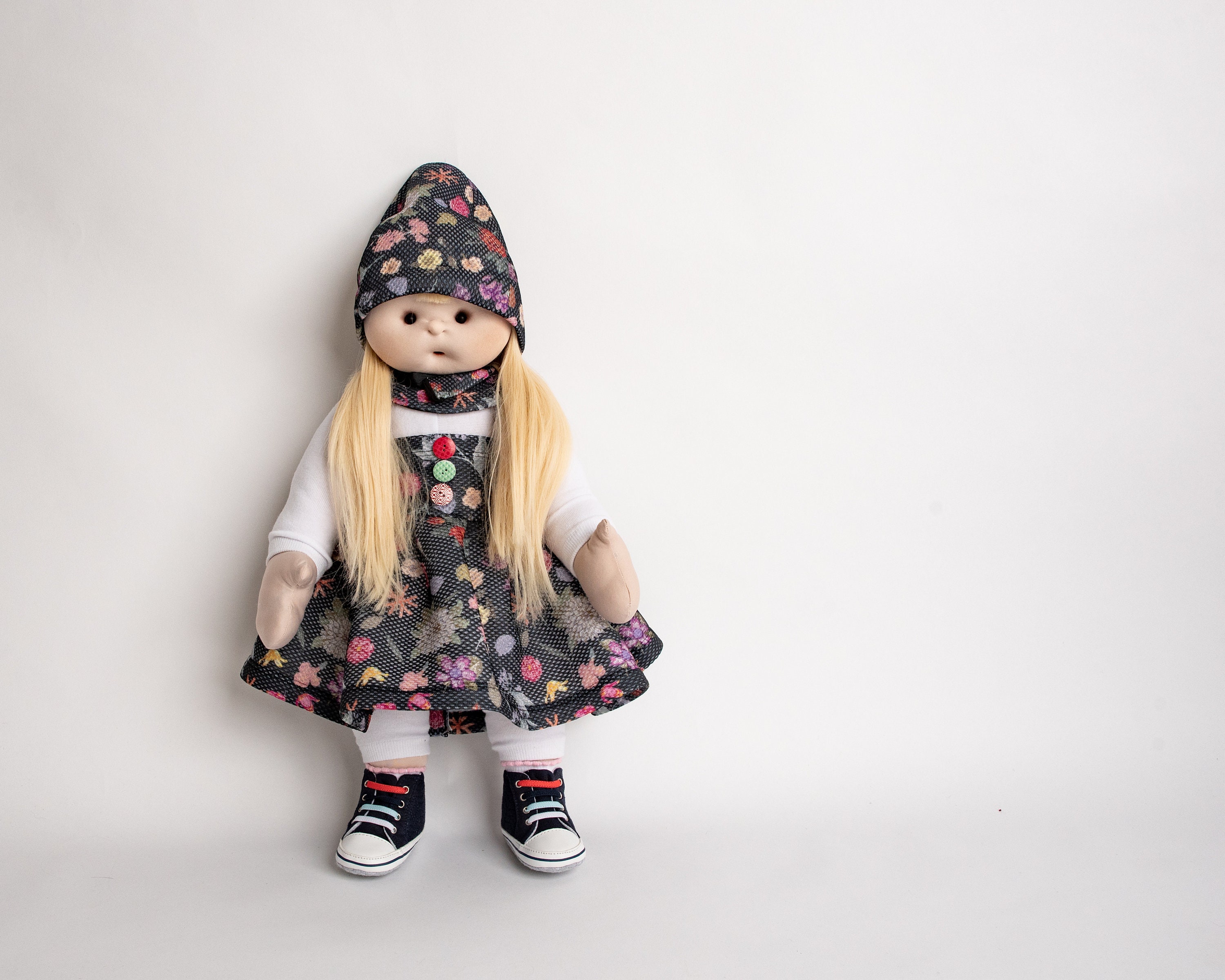 Handmade Art Rag Baby Doll, Decorative Textile Waldorf Doll, Soft Toy ...