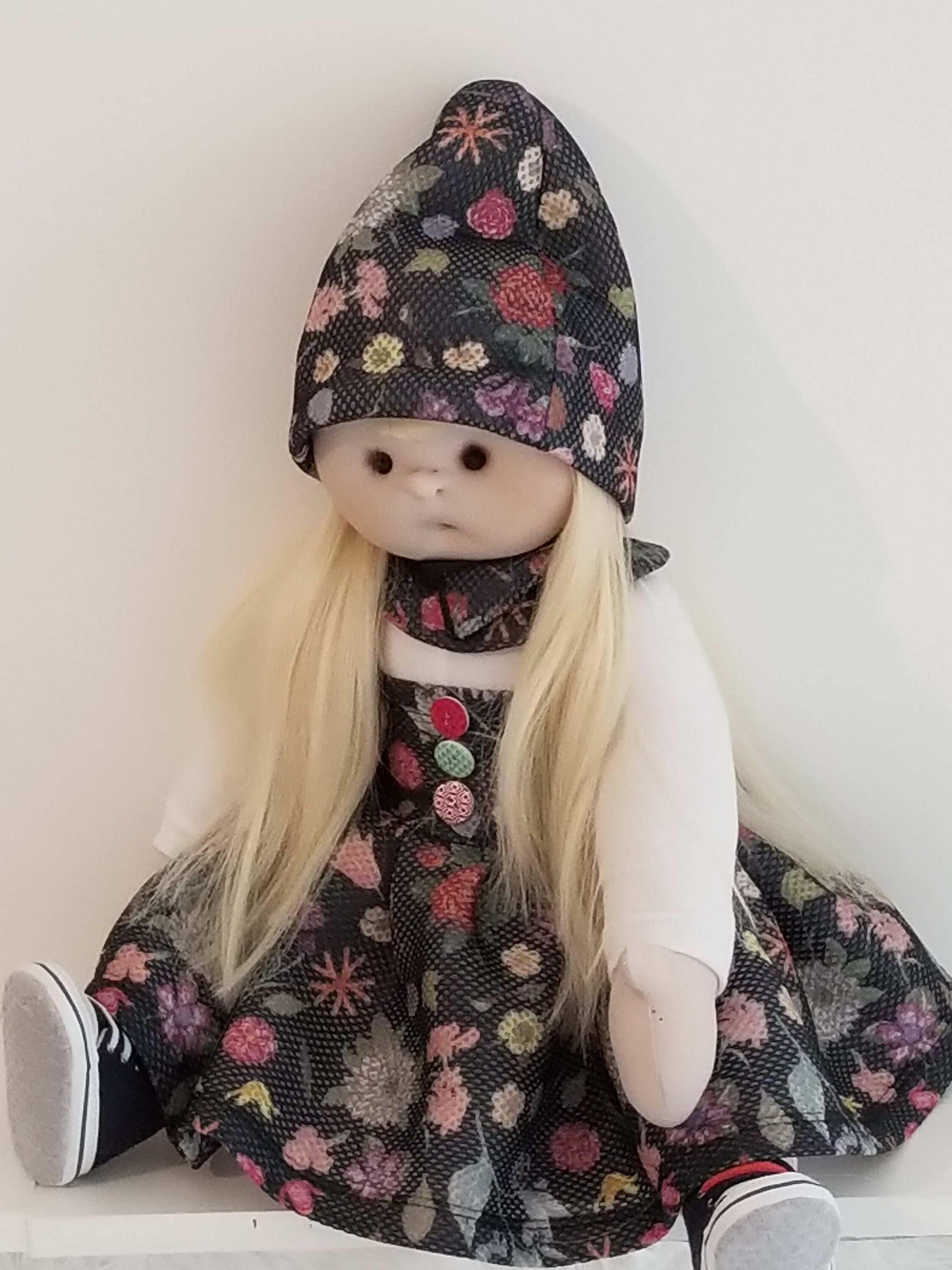 Handmade Art Rag Baby Doll, Decorative Textile Waldorf Doll, Soft Toy ...