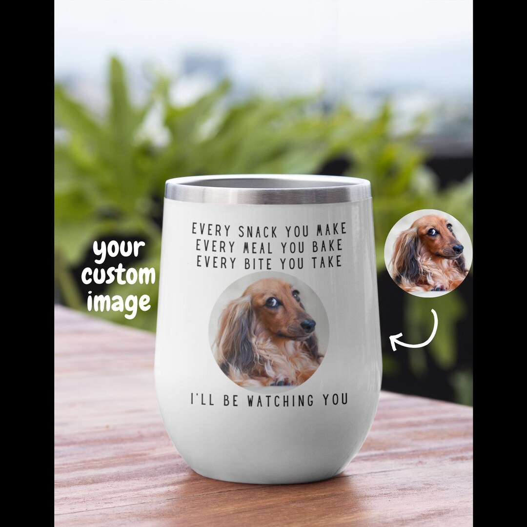 Personalized Dachshund Wine Glass Tumbler - Funny Weiner Dog Gifts ...