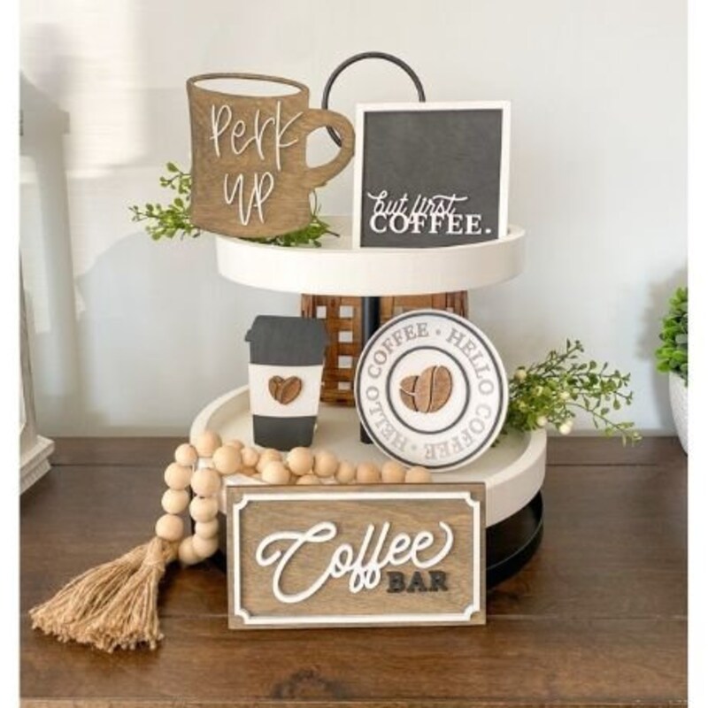 Coffee Tier Tray - Etsy