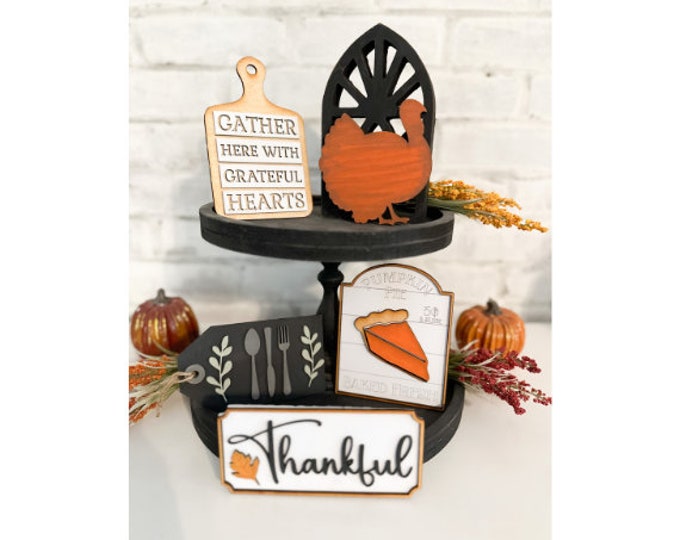 Tier Tray Signs // Fall Signs // Fall Decor // Tiered Tray Decor ...