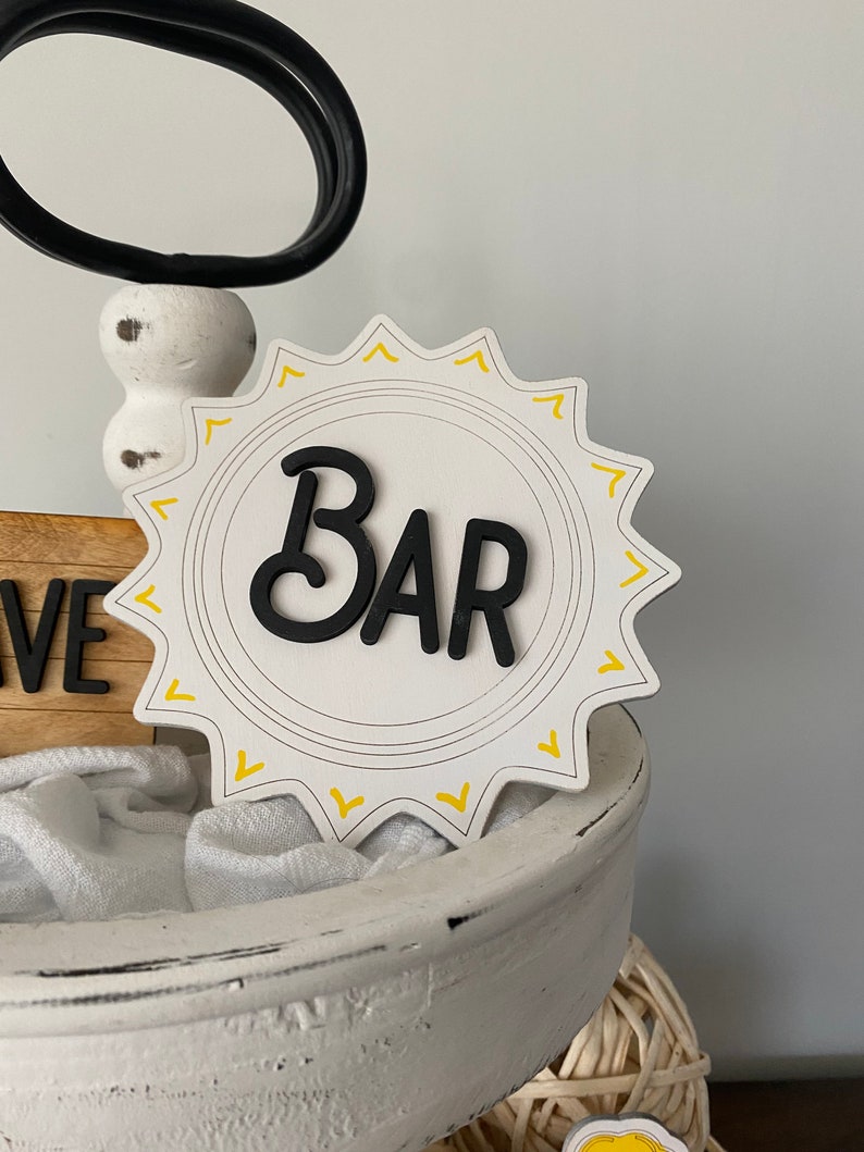Man Cave Bar Tiered Tray Bundle - Etsy