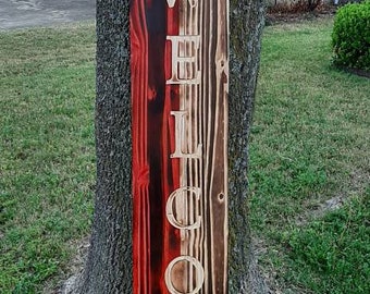 3 Foot Wood Welcome Sign - Etsy