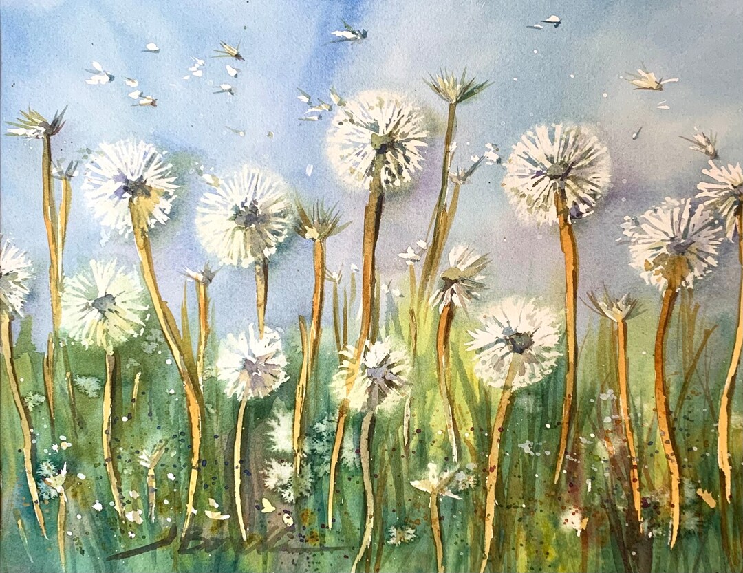 Dandy Dandelions (20”x16” Matted) - Etsy
