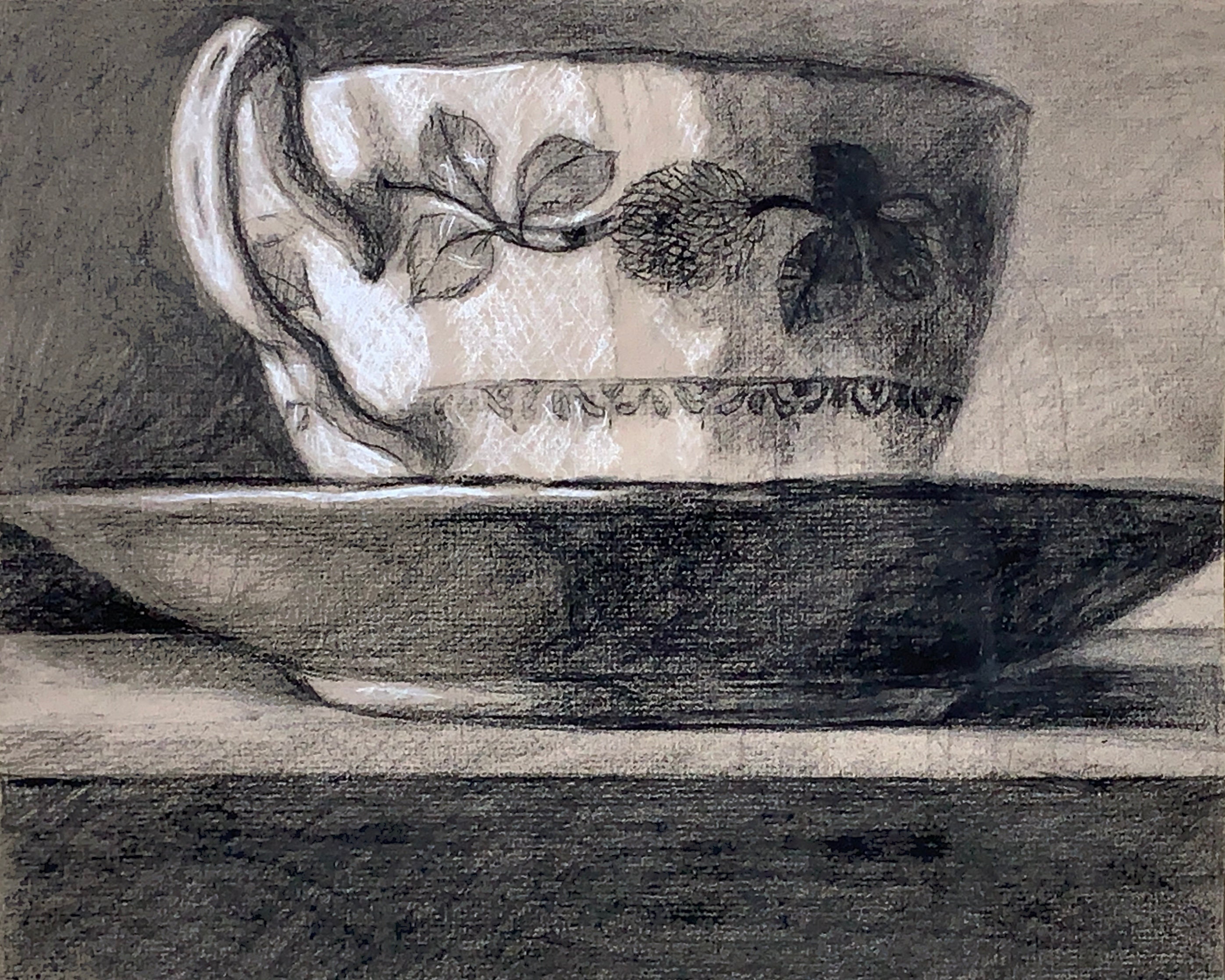 Fine Art Print of English Teacup Graphite Study by Sharey Monk - Etsy.de