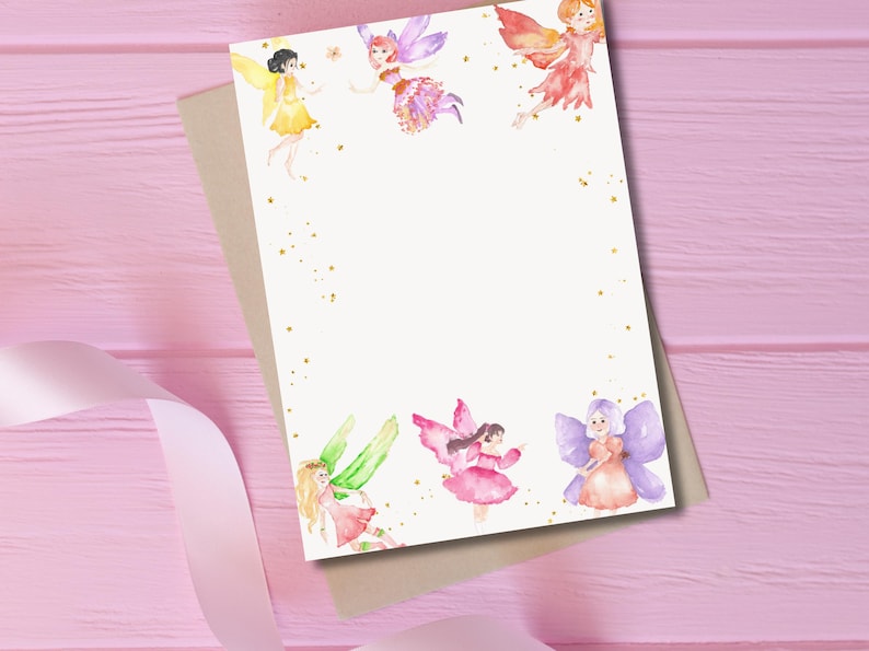 Editable Fairy Birthday Invitation Template Enchanted Fairy Garden ...