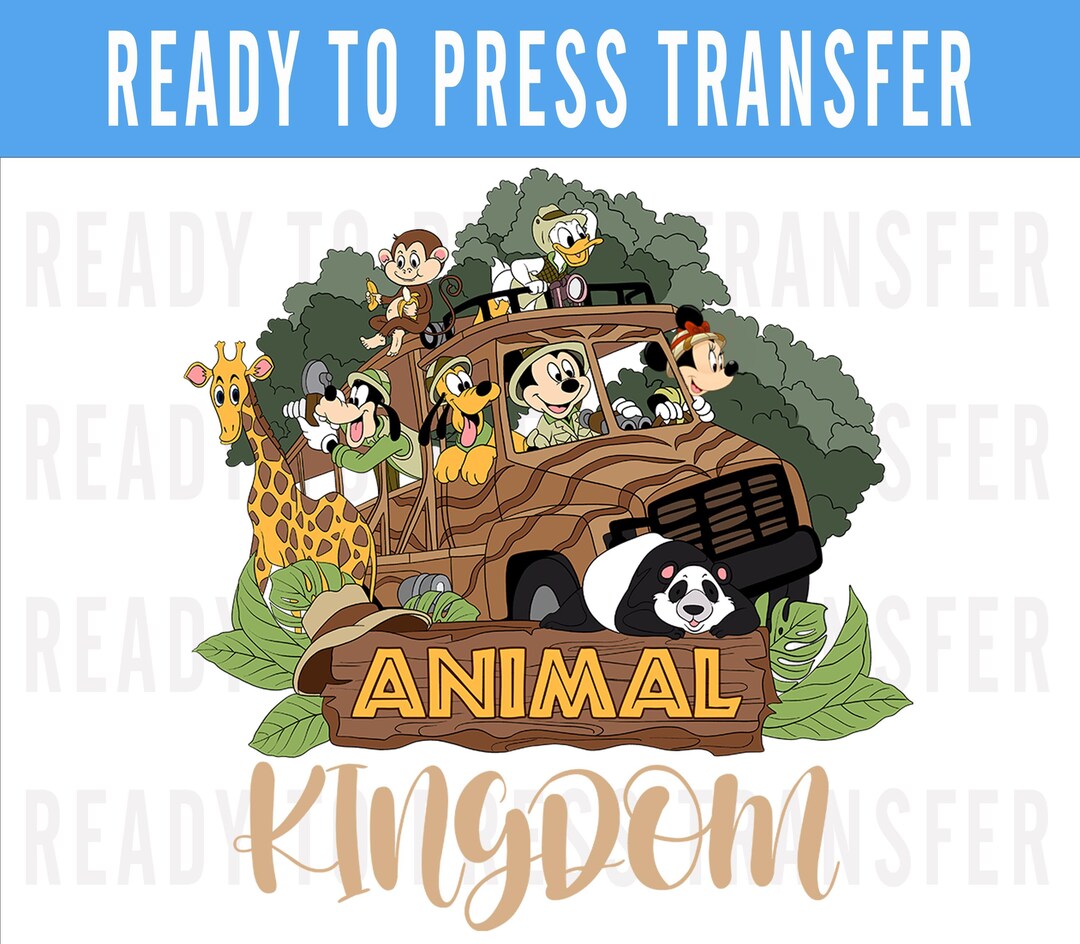 Disneys Animal Kingdom Safari Transfer - Ready to Press - Transfers for ...