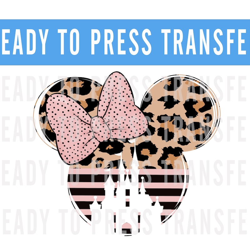 Leopard Minnie Mouse - Etsy
