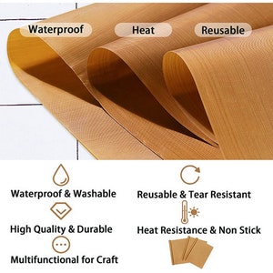 Custom Teflon Sheet for DTF Decal Transfer Application - Etsy