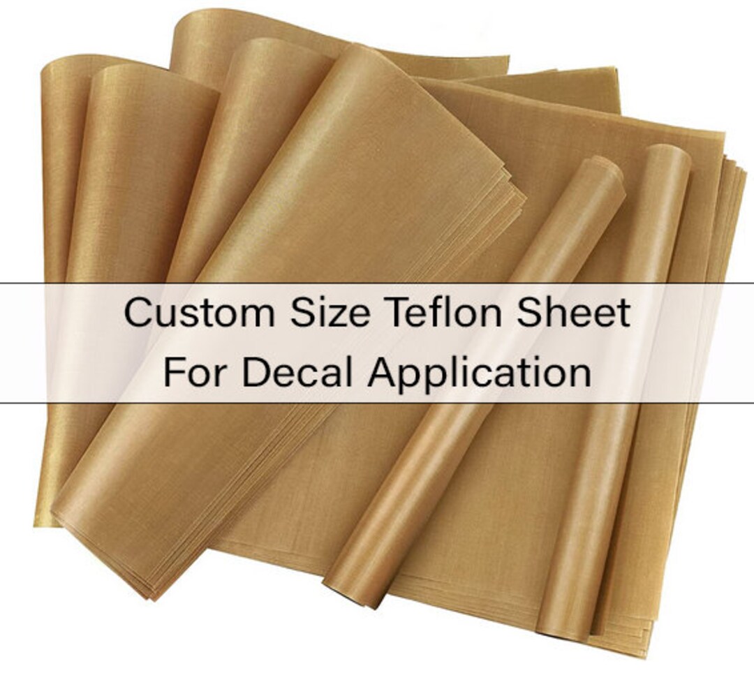 Custom Teflon Sheet for DTF Decal Transfer Application - Etsy