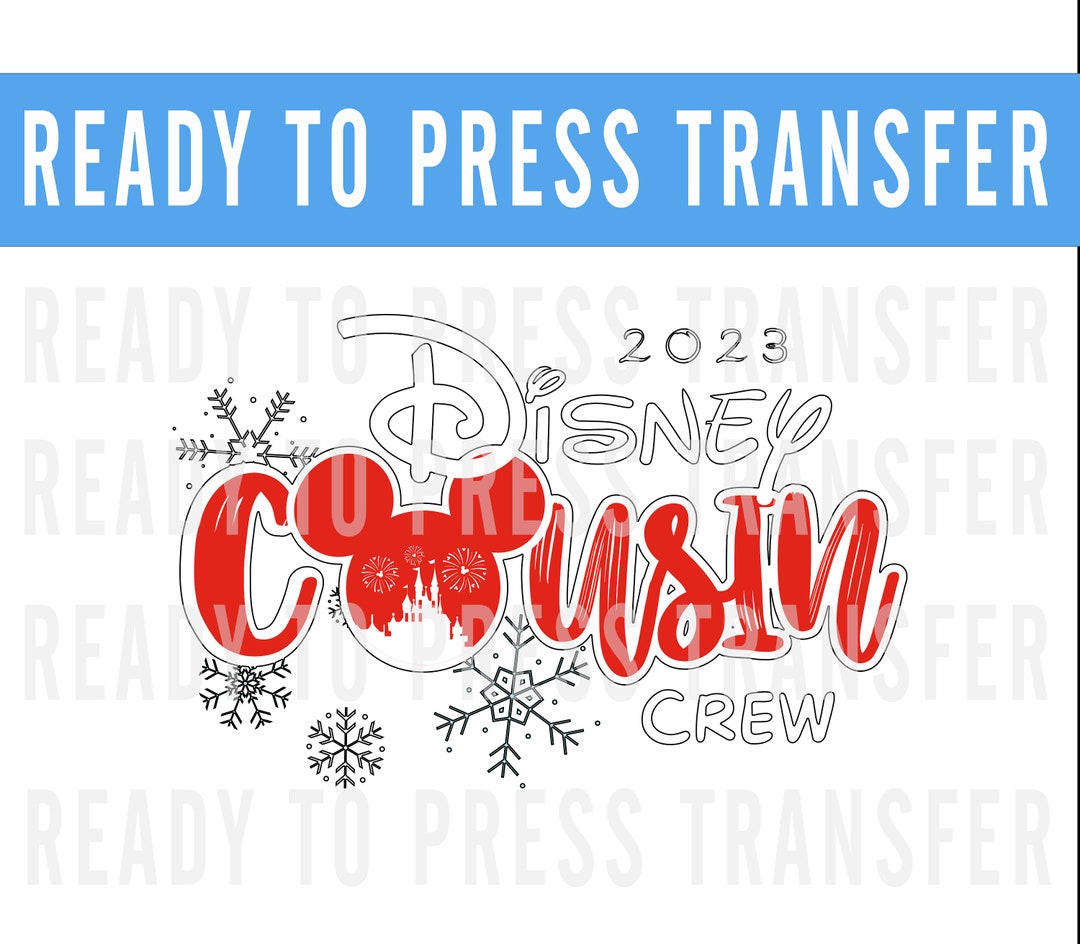 Cousin Crew Transfer - Ready to Press - Transfers for Shirts - Very ...