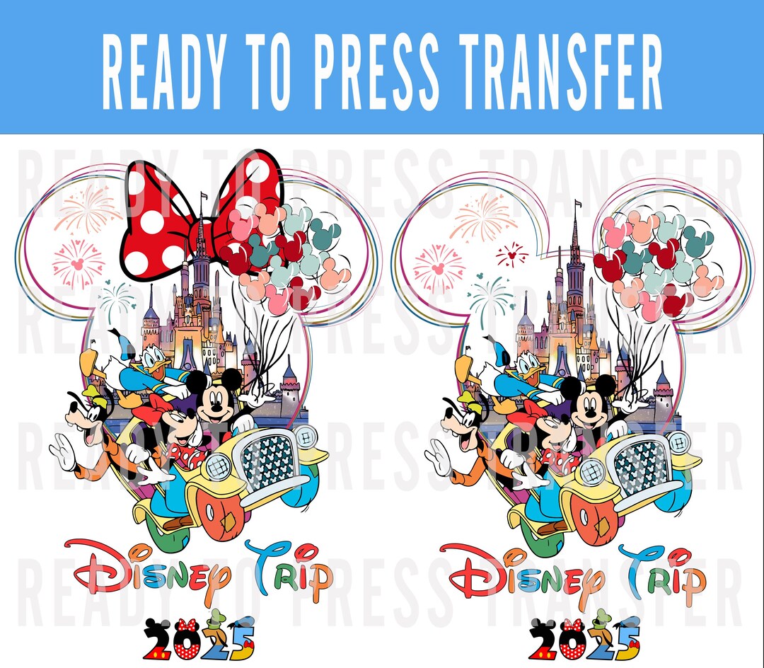 Disney Trip 2025 Transfer - Best Day Ever - Ready to Press - Transfers ...