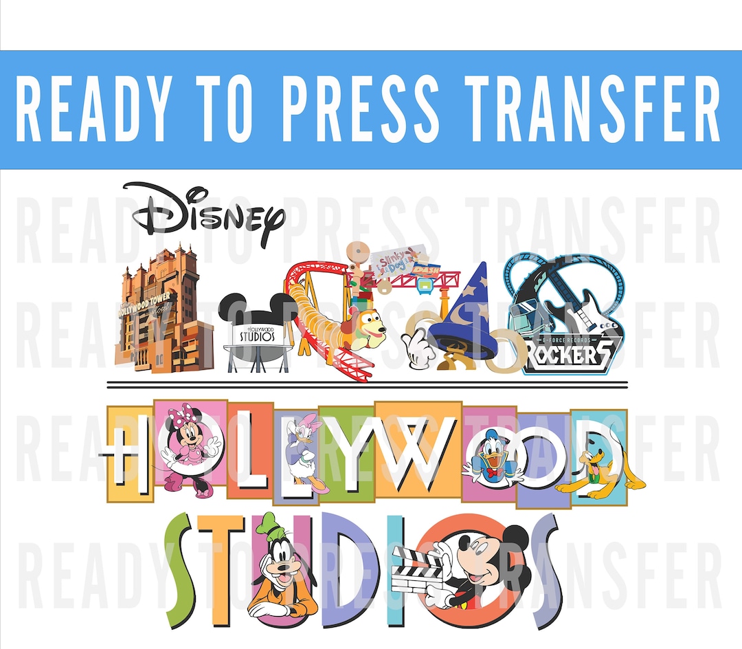 Disney Hollywood Studios Transfer - Ready to Press - Transfers for ...