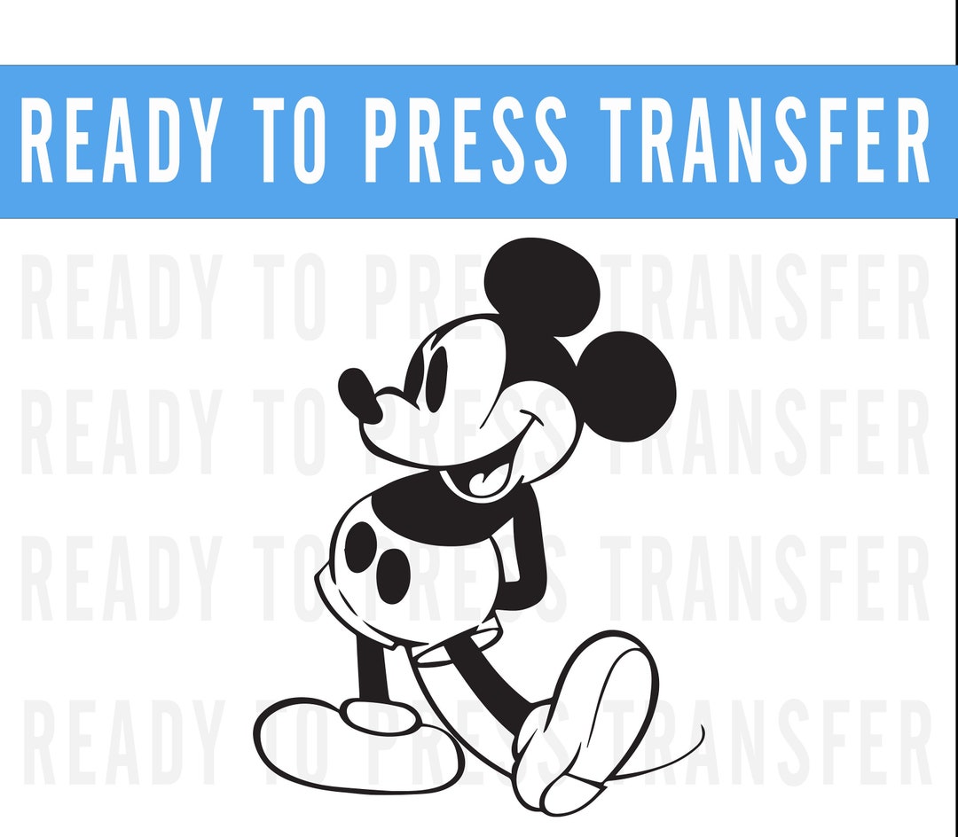 Disney Mickey Vintage - Disney DTF Iron on Transfer - Disney Shirt ...