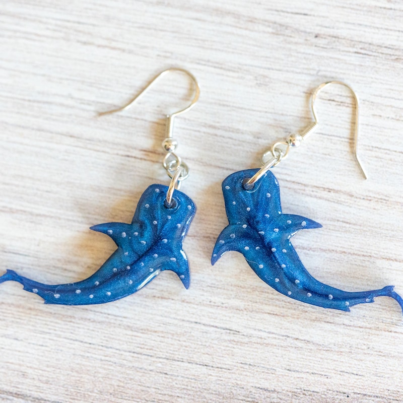 Shark Earrings - Etsy